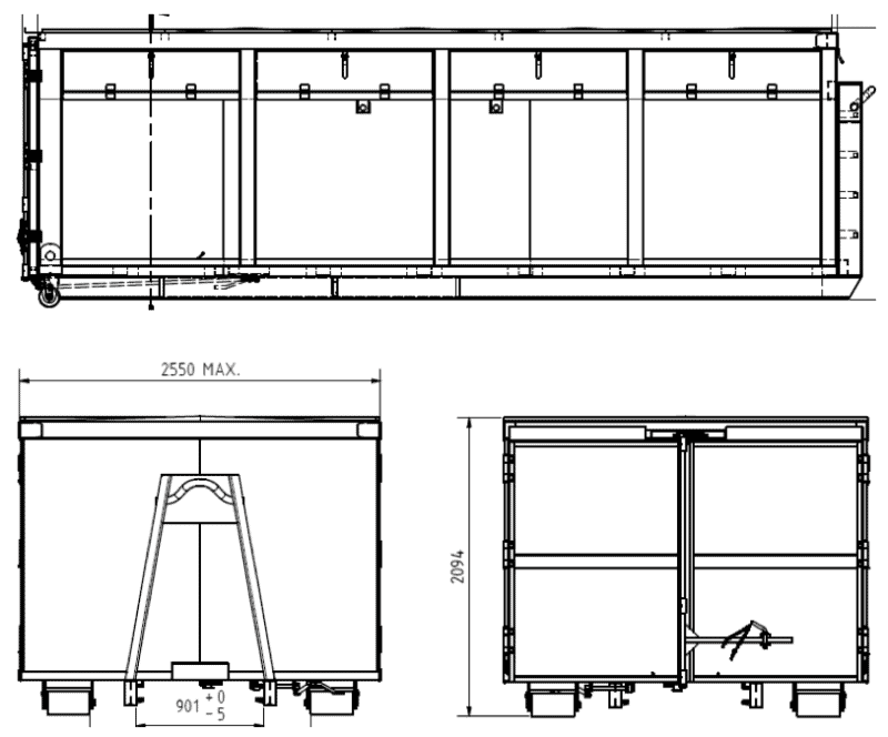 Abrollcontainer (ARC-DB) – FERRO Container